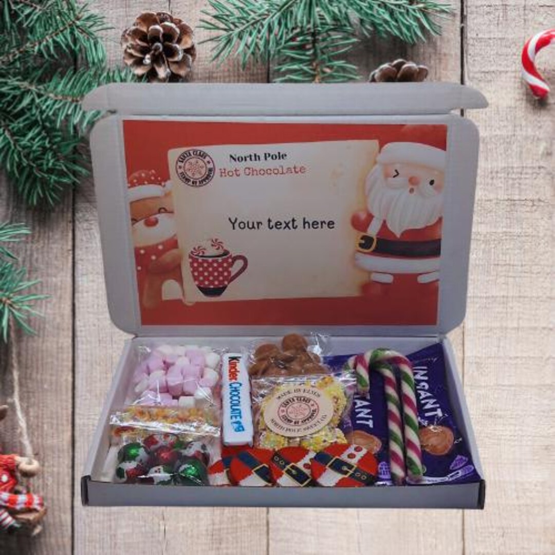 Personalised Christmas Hot Chocolate Gift Box - Etsy