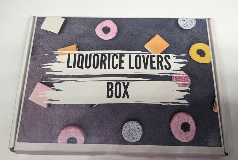 Liquorice Lovers Boxpersonalised Liquorice Box liquorice liquorice Gift ...