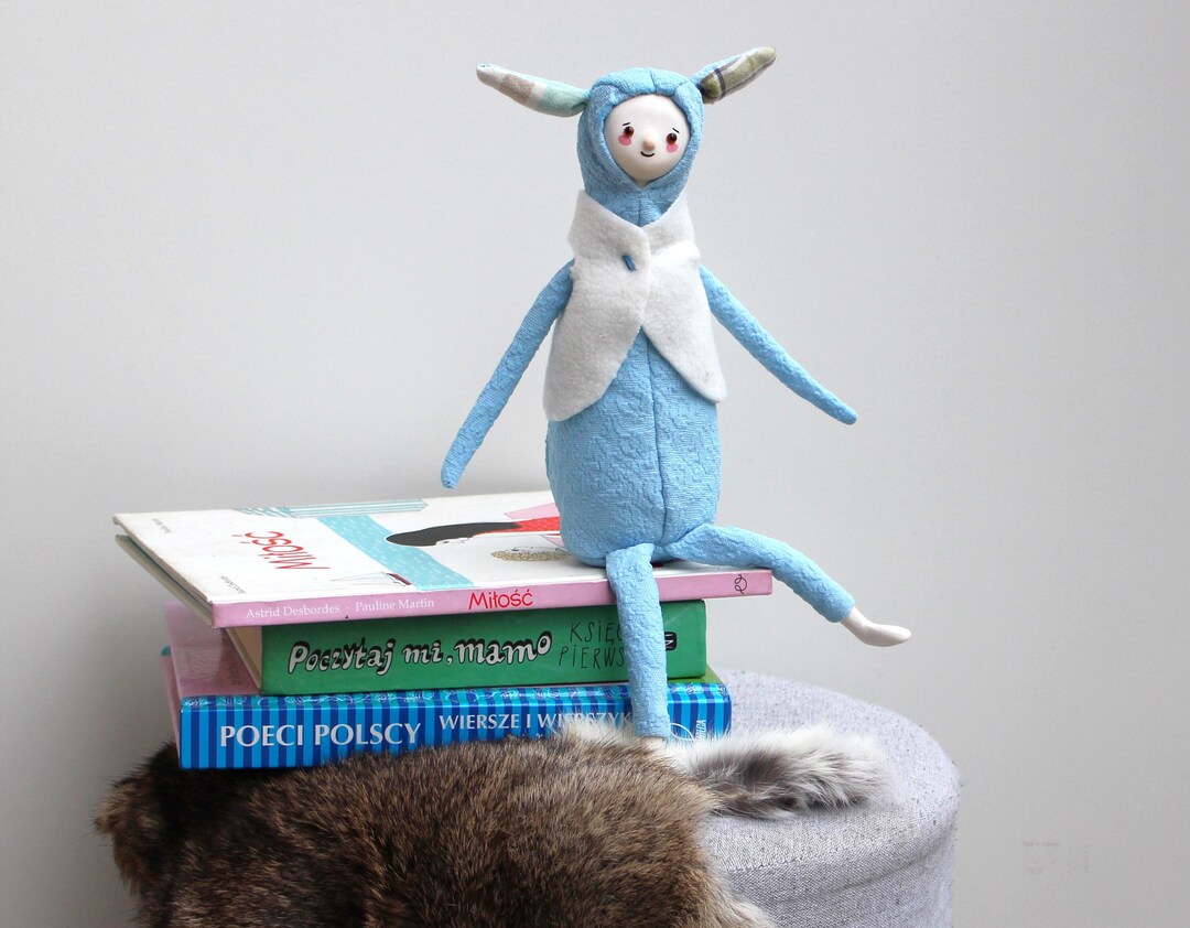 Soft Toy Buble the Plushie, Cute Eco Plushie, Eco Friendly Doll ...