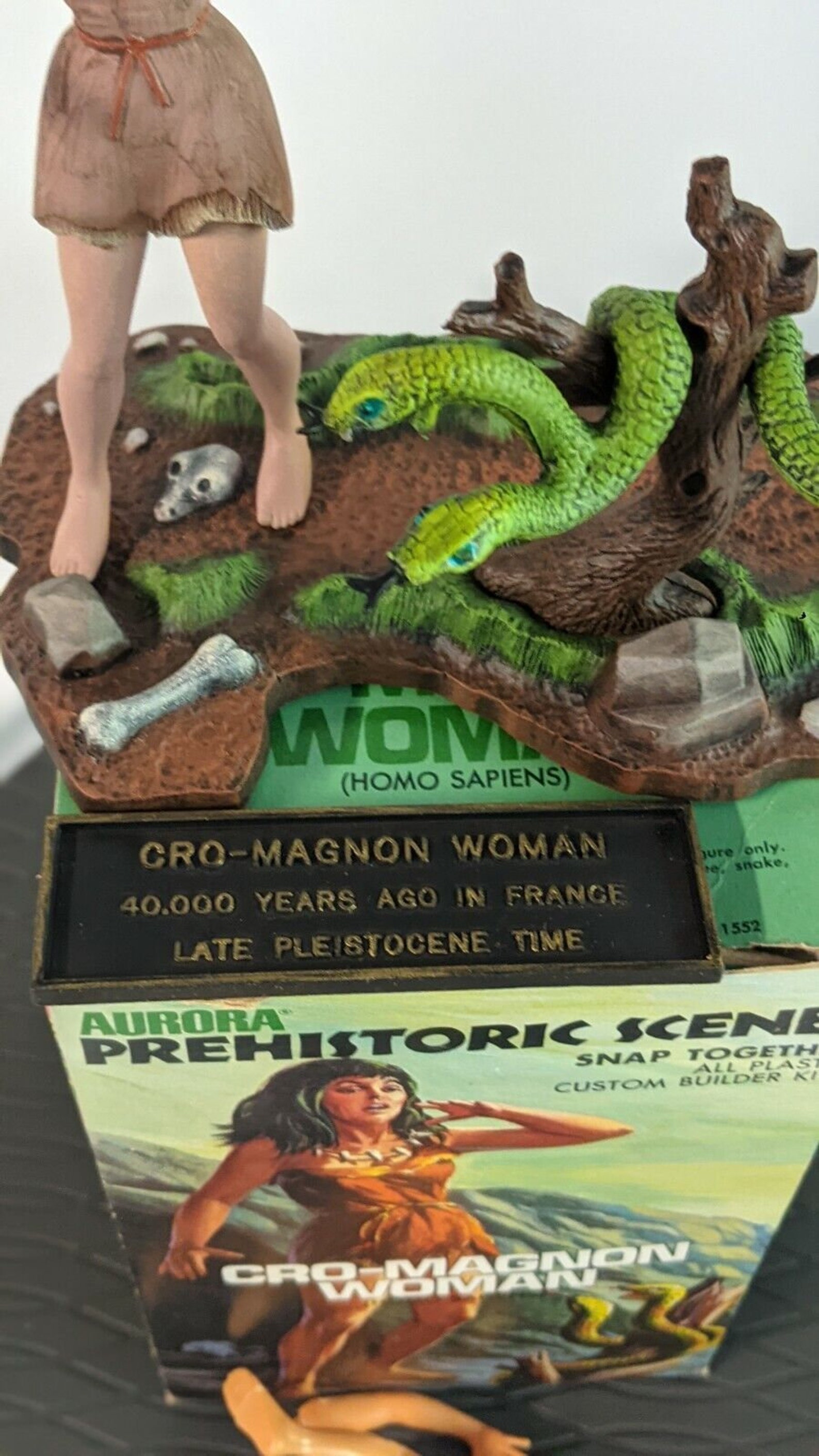 1971 Aurora Cro-magnon Woman Model Professional Painted With - Etsy