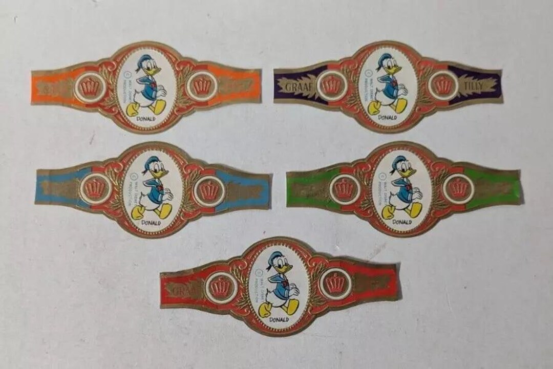 Complete Set of 5 Colors of Walt Disney Productions Graaf Tilly Cigar ...