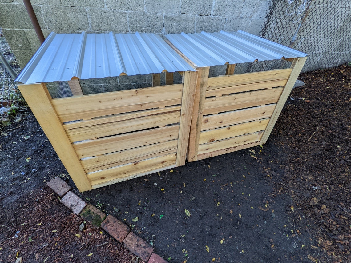 Beautiful Cedar Compost Bins, Create Your Own Garden Fertilizer, Humus ...