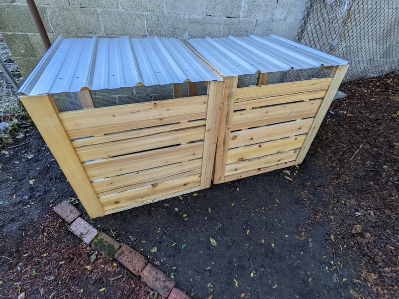Beautiful Cedar Compost Bins, Create Your Own Garden Fertilizer, Humus ...