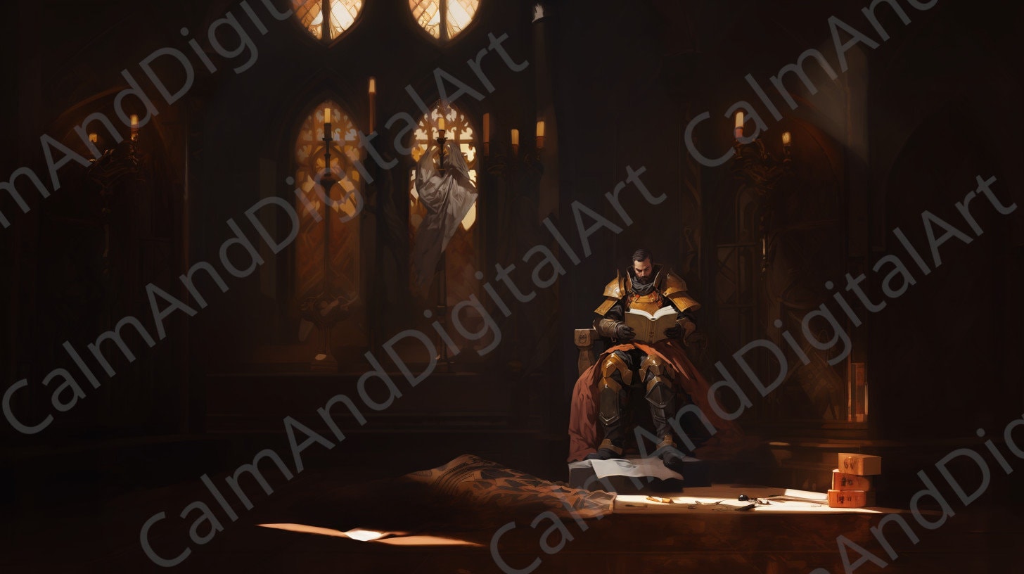 Studious Cleric - 4K Wallpaper Set - Etsy