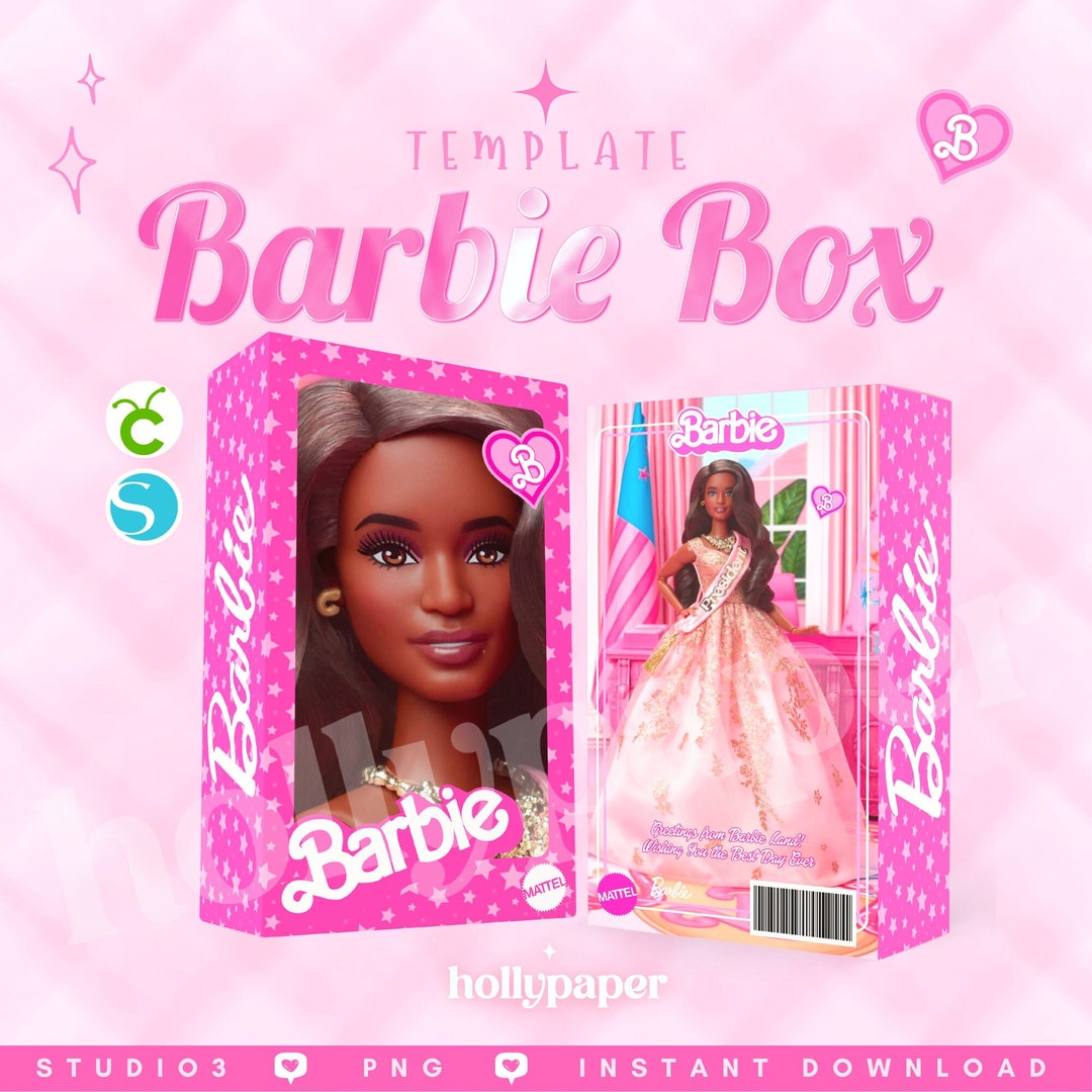 Buy Barbie Box Template Barbie Box Barbie Box Template Barbie Online in ...