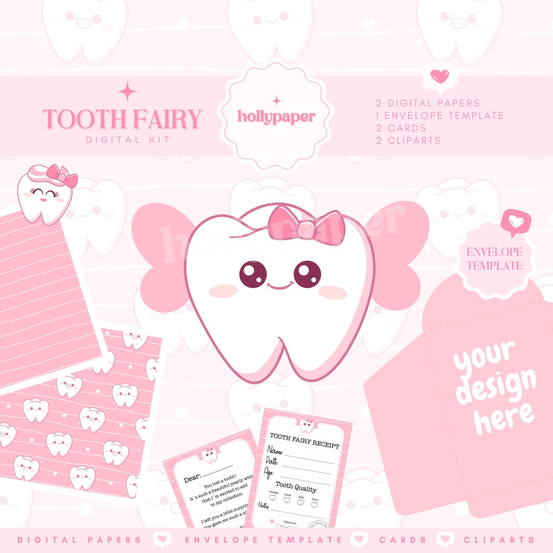 Tooth Fairy Receipt Kit, Tooth Fairy Receipt, Tooth Fairy Letter ...