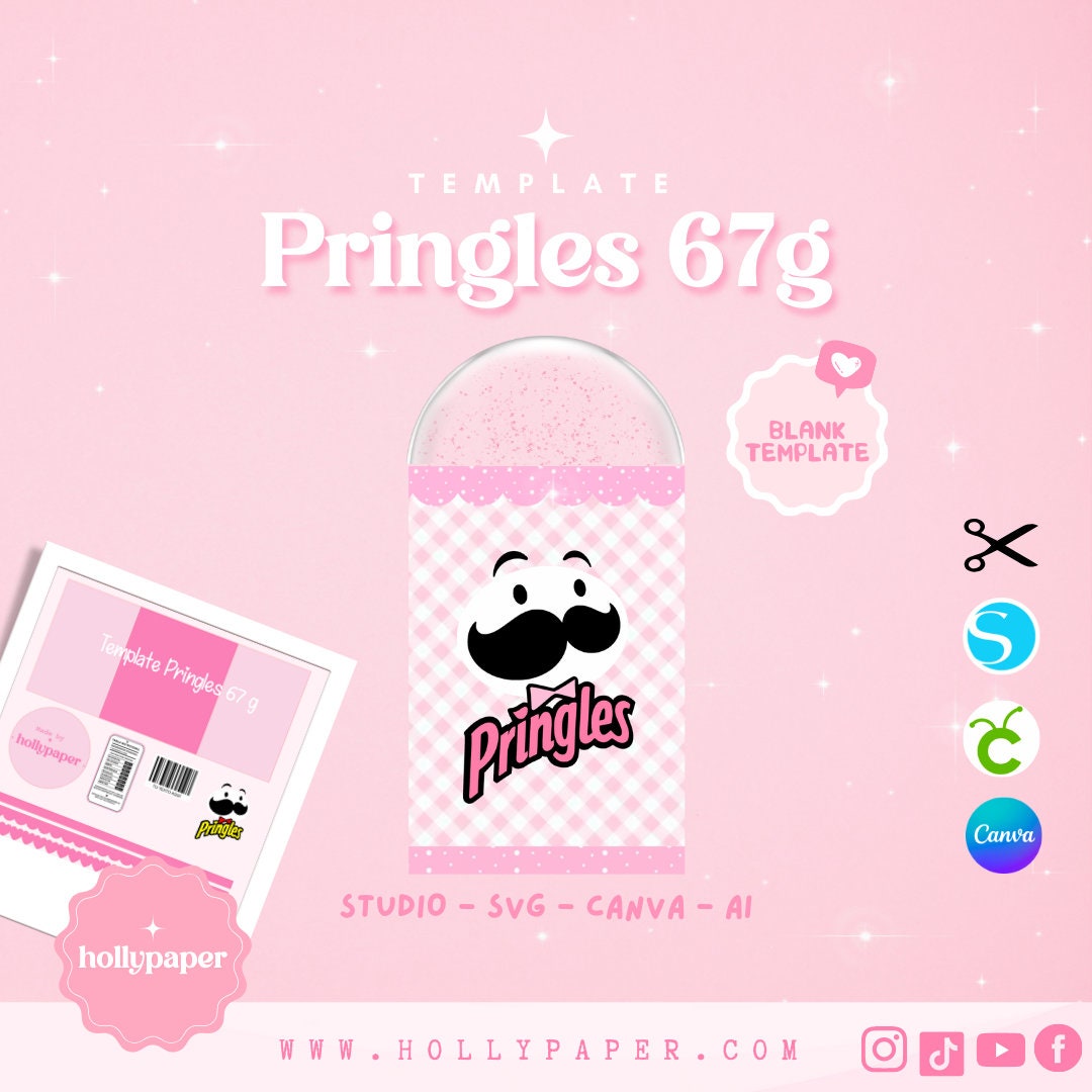 Editable 67g Pringles Template, Template to Customize 67g Pringles ...