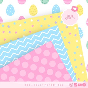 Happy Easter Papers, EASTER Digital Papers, Easter Backgrounds, Easter ...