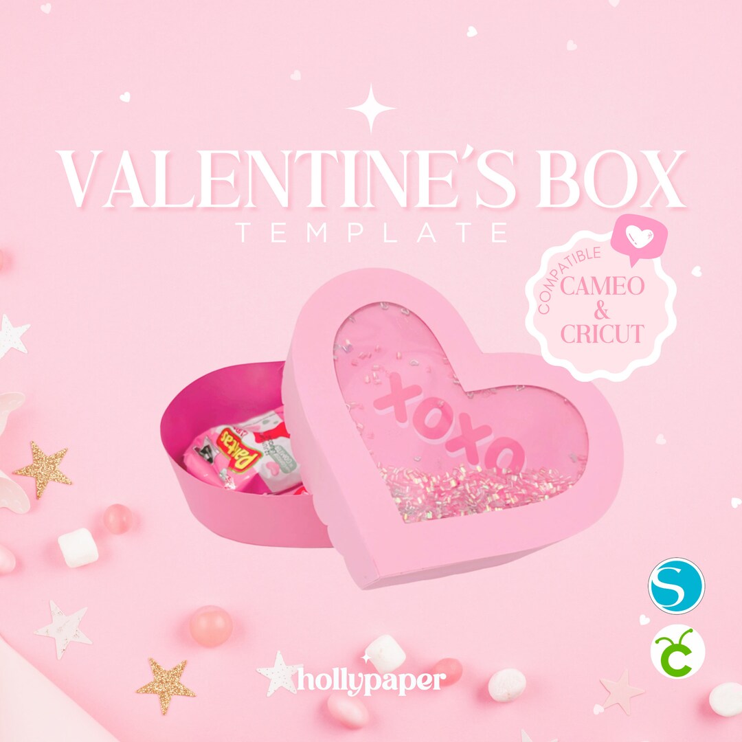 Heart Box Shaker Template , Heart Box Template, Please Box Template ...