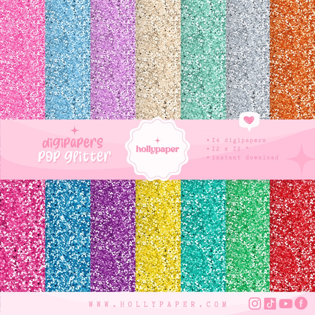 Glitter Digital Papers, Glitter Backgrounds, Glitter Backgrounds ...