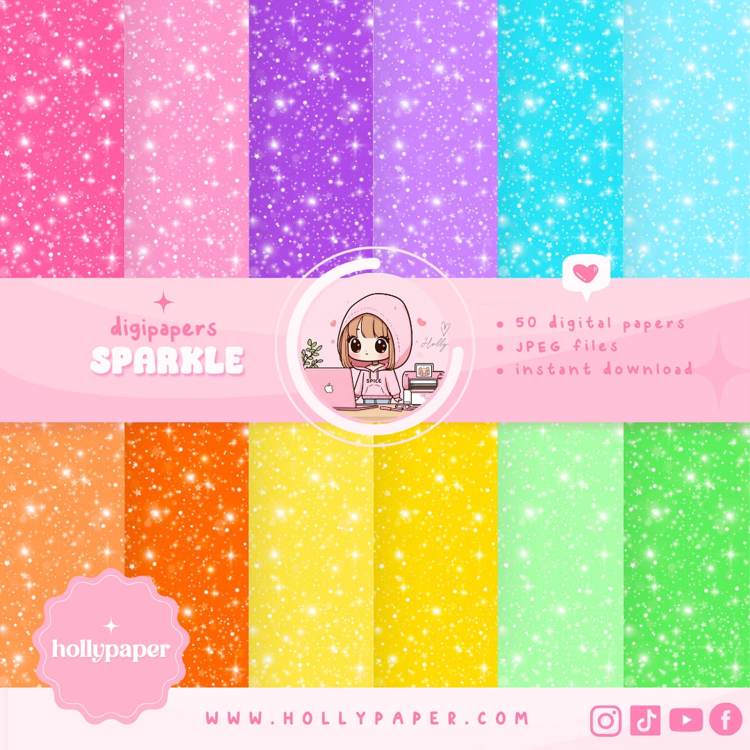 SPARKLE Digital Papers, Glitter Backgrounds, Sparkle Backgrounds ...