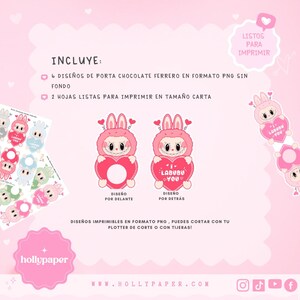 Labubus Wrapper for Ferrero Chocolate, Labubus Ferrero Holder ...