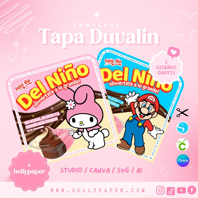 Plantillas para duvalin gigante - Etsy México
