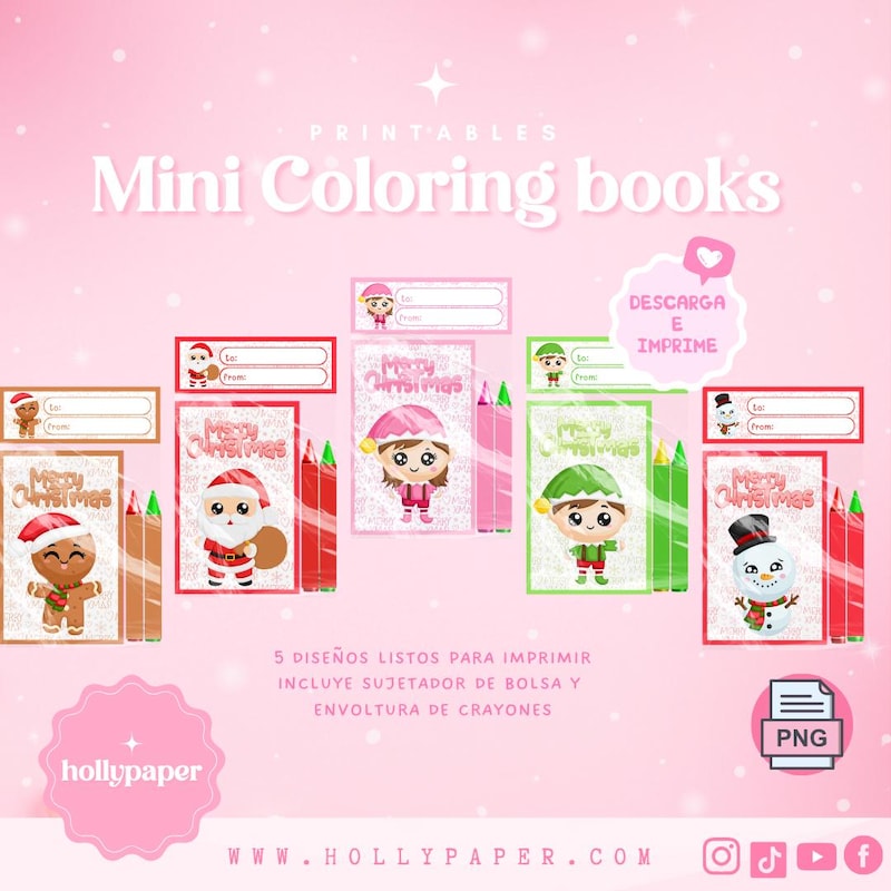 Mini Coloring Book - Etsy