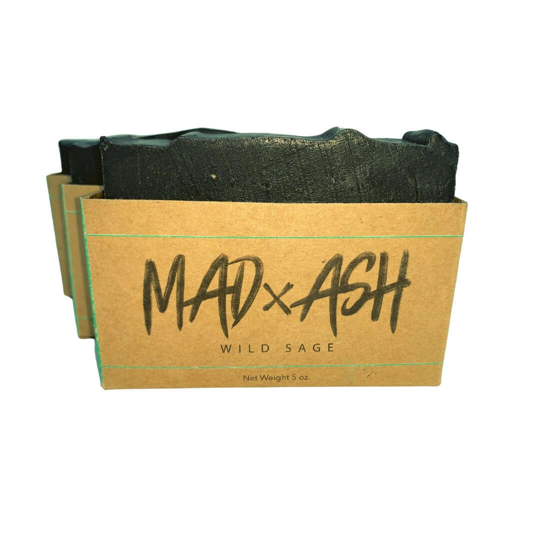 Mad Ash Bar Soap. All Natural Cold Processed, Made With Charcoal ...