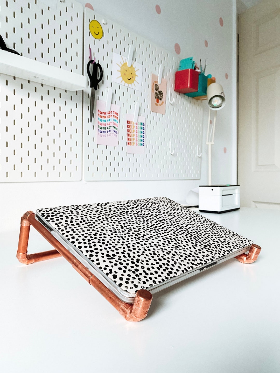 Copper Laptop Stand Office New Home Gift Anniversary 7 - Etsy