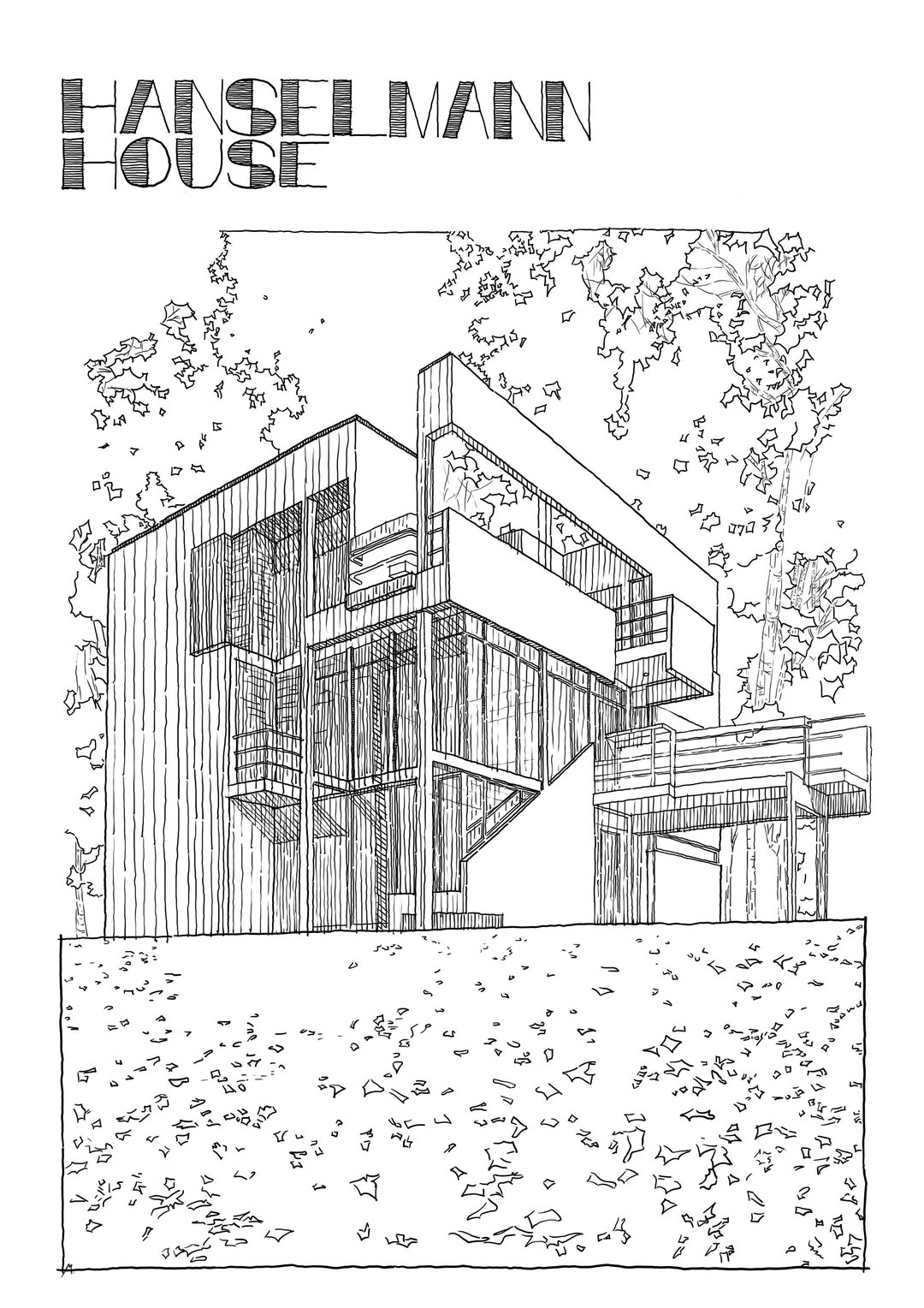 Hanselmann House Plan Drawings