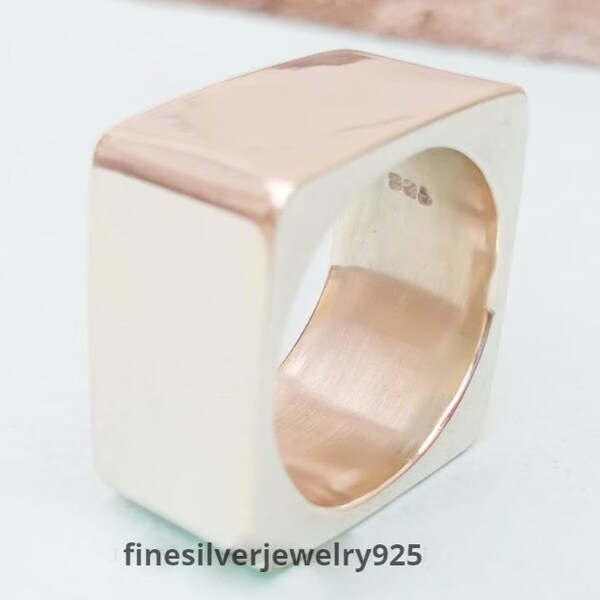 Square Band Ring - Etsy