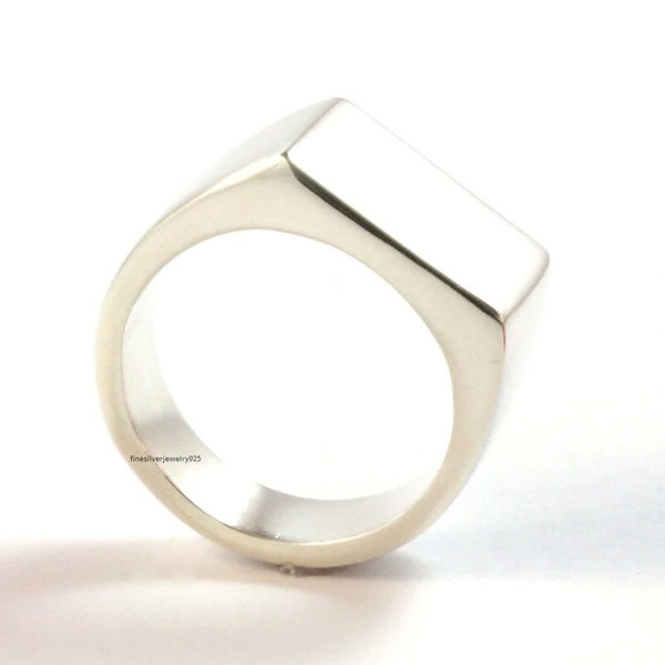 Solid Silver Rings - Etsy