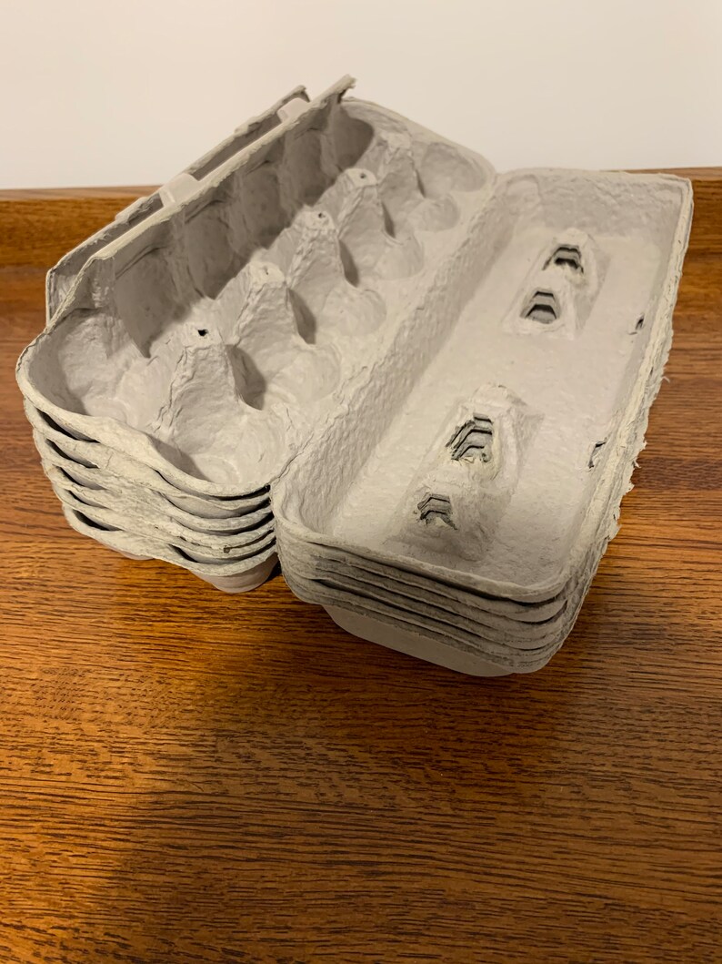 10 Standard Clean Used Cardboard Egg Cartons - Etsy