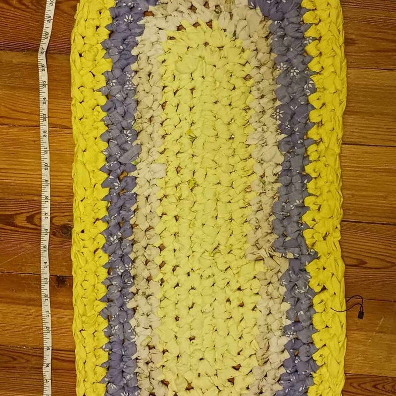 Oval Rag Rug - Etsy
