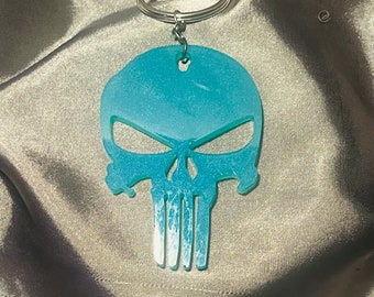 Skull Keychain and Charm - Etsy