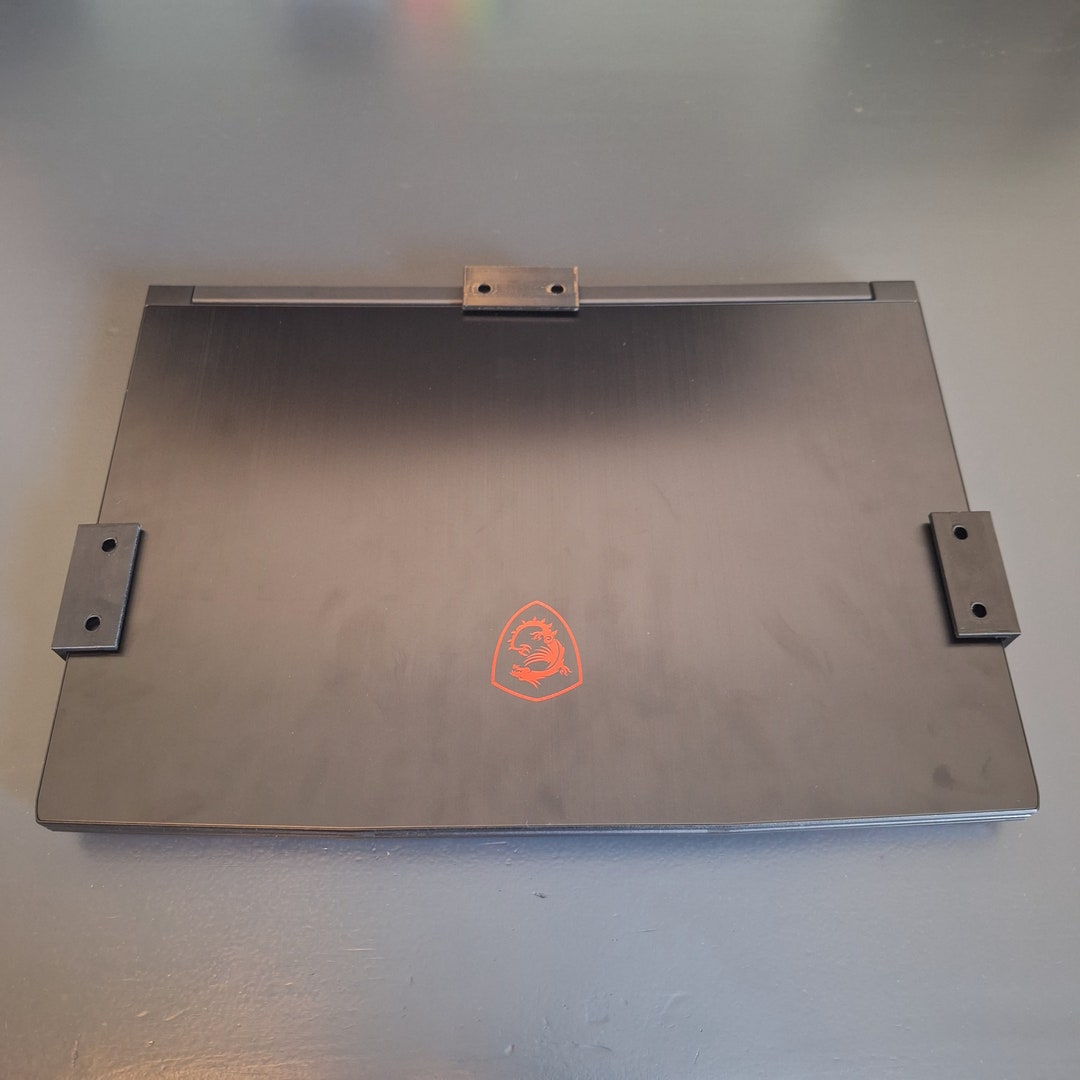 Universal Hidden Laptop Holder Laptop Under Desk Mount 3D Printed Parts ...