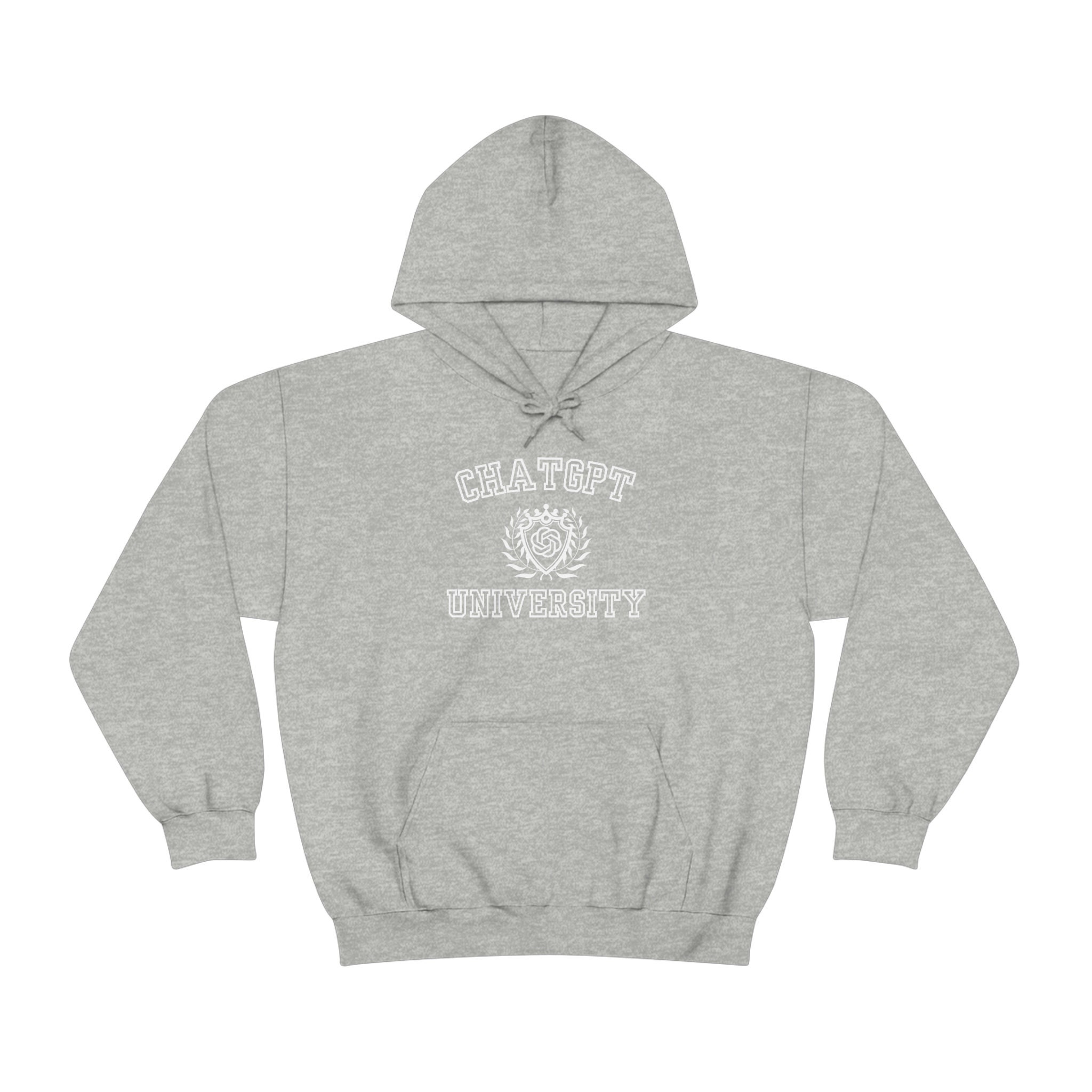 ChatGPT University Hoodie, Funny ChatGPT College Shirt, ChatGPT ...