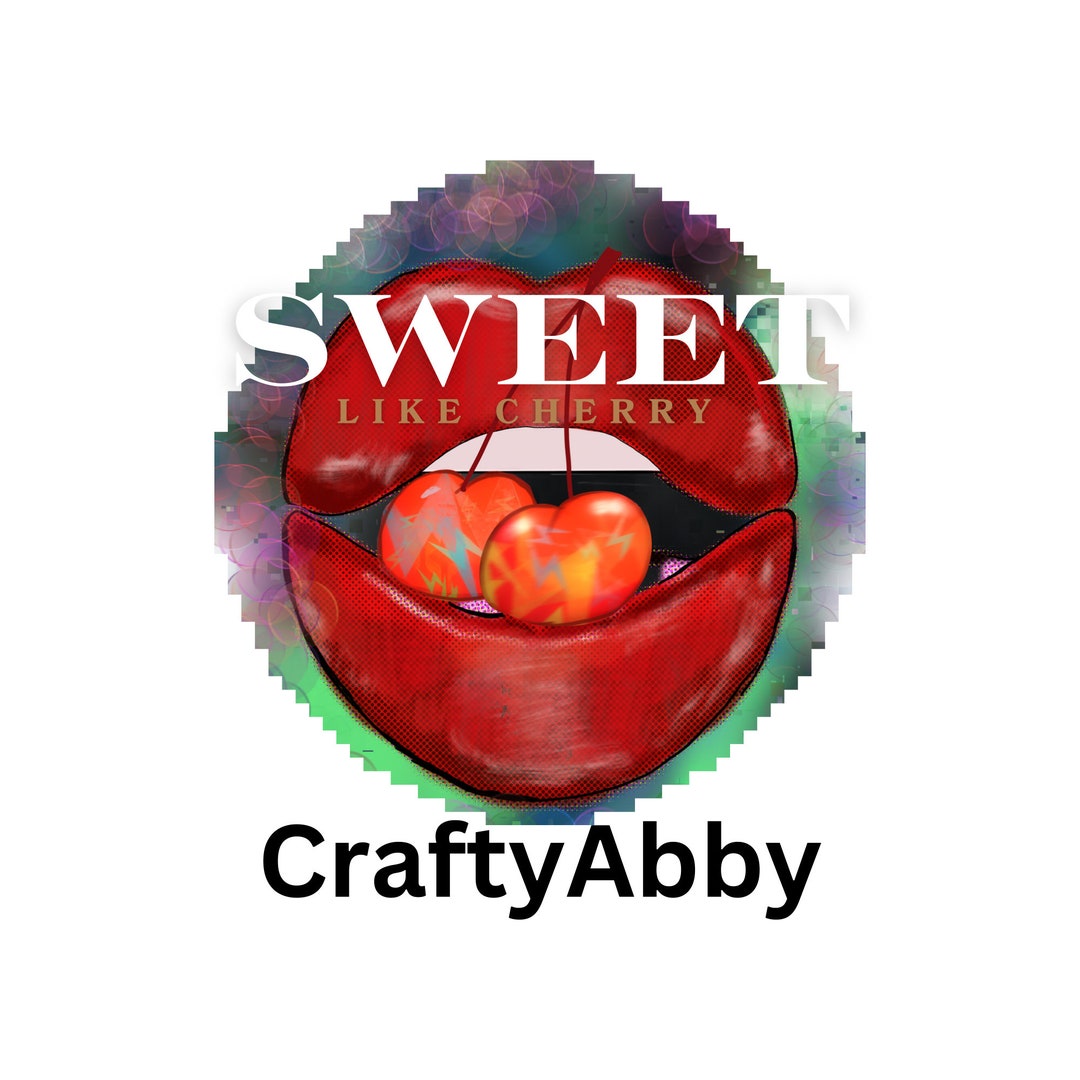 Sweet Like Cherry Quote PNG File Graphic Commercial Use - Etsy