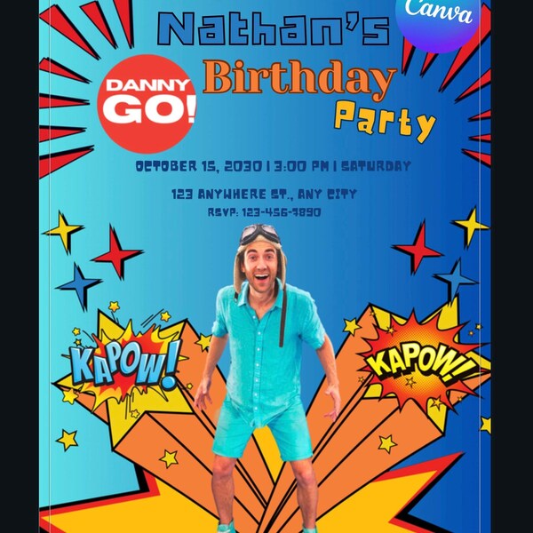 Danny Go Party - Etsy