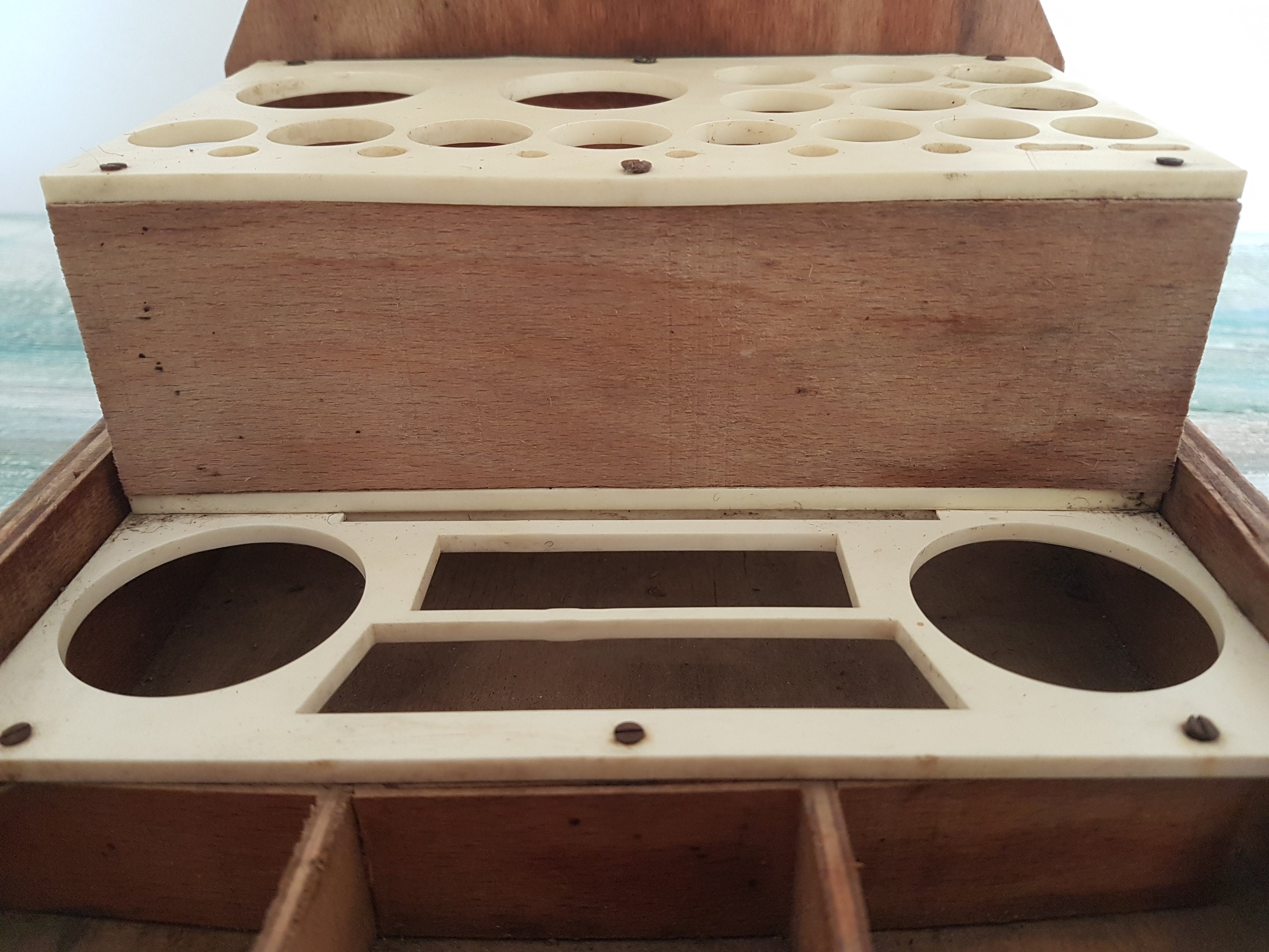 Vintage Test Tube Box , Laboratory Equipment , Teaching Aid , Chemical ...