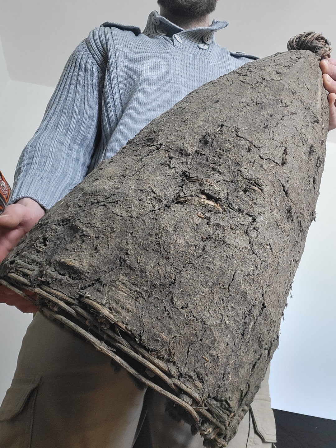 Antique Beehive, Wicker Beehive From 1950 With , Old Beehive ...