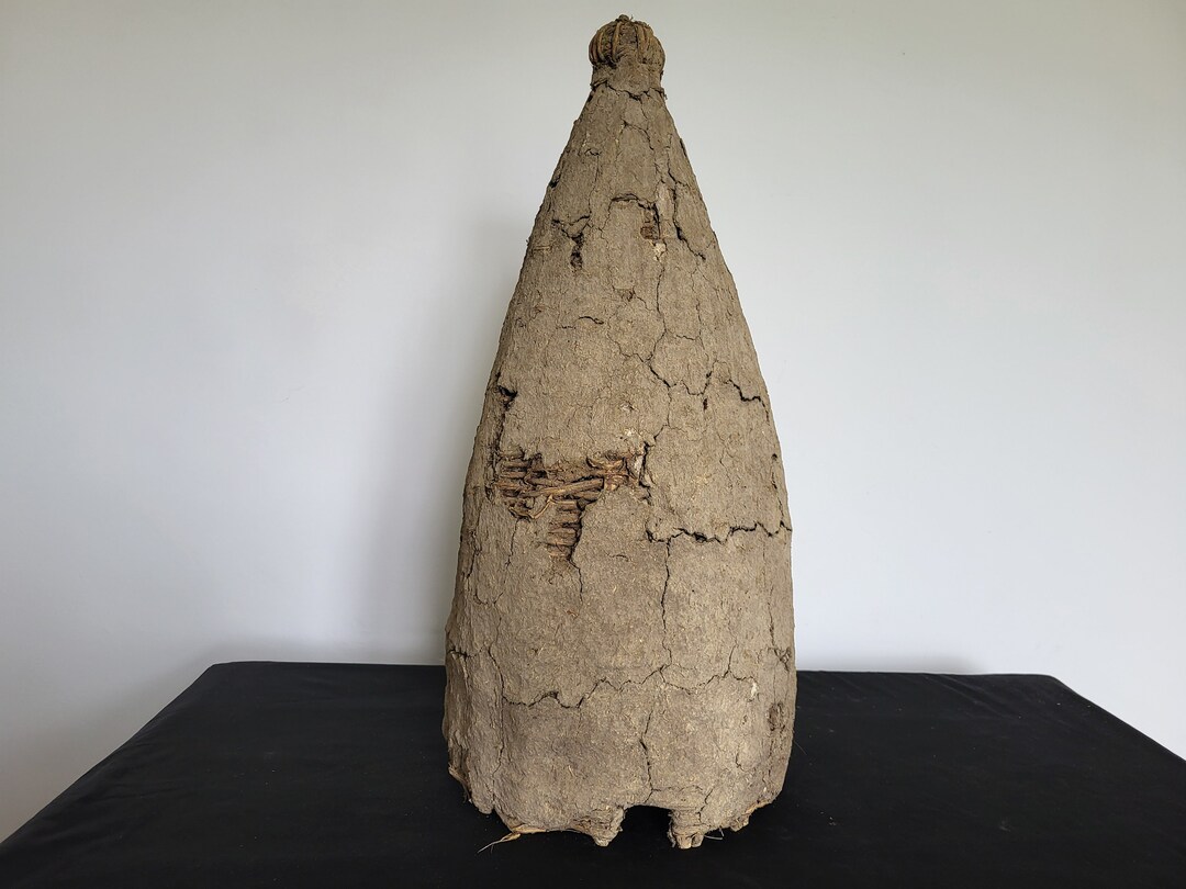 Antique Beehive, Wicker Beehive From 1950 With , Old Beehive ...