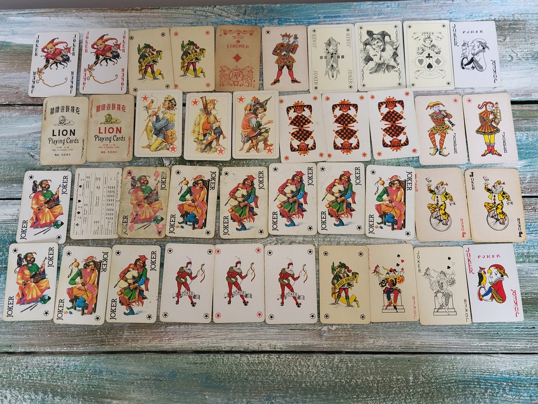 Joker Cards , Joker , Joker Card Collection , Jokers From Old Playing ...