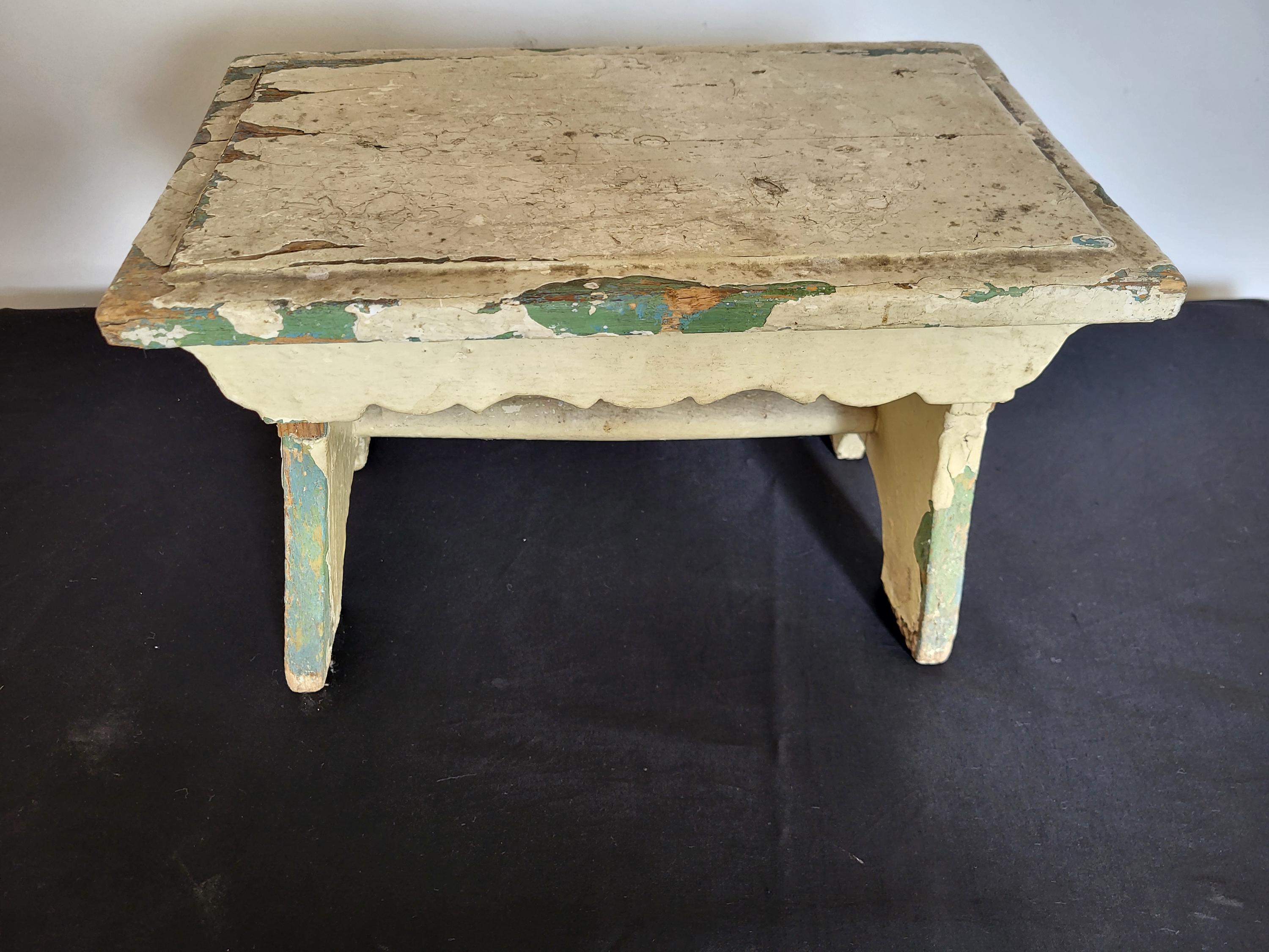Antique Wooden Stool, Old Stool, Library Stool, Low Stool, Footstool ...