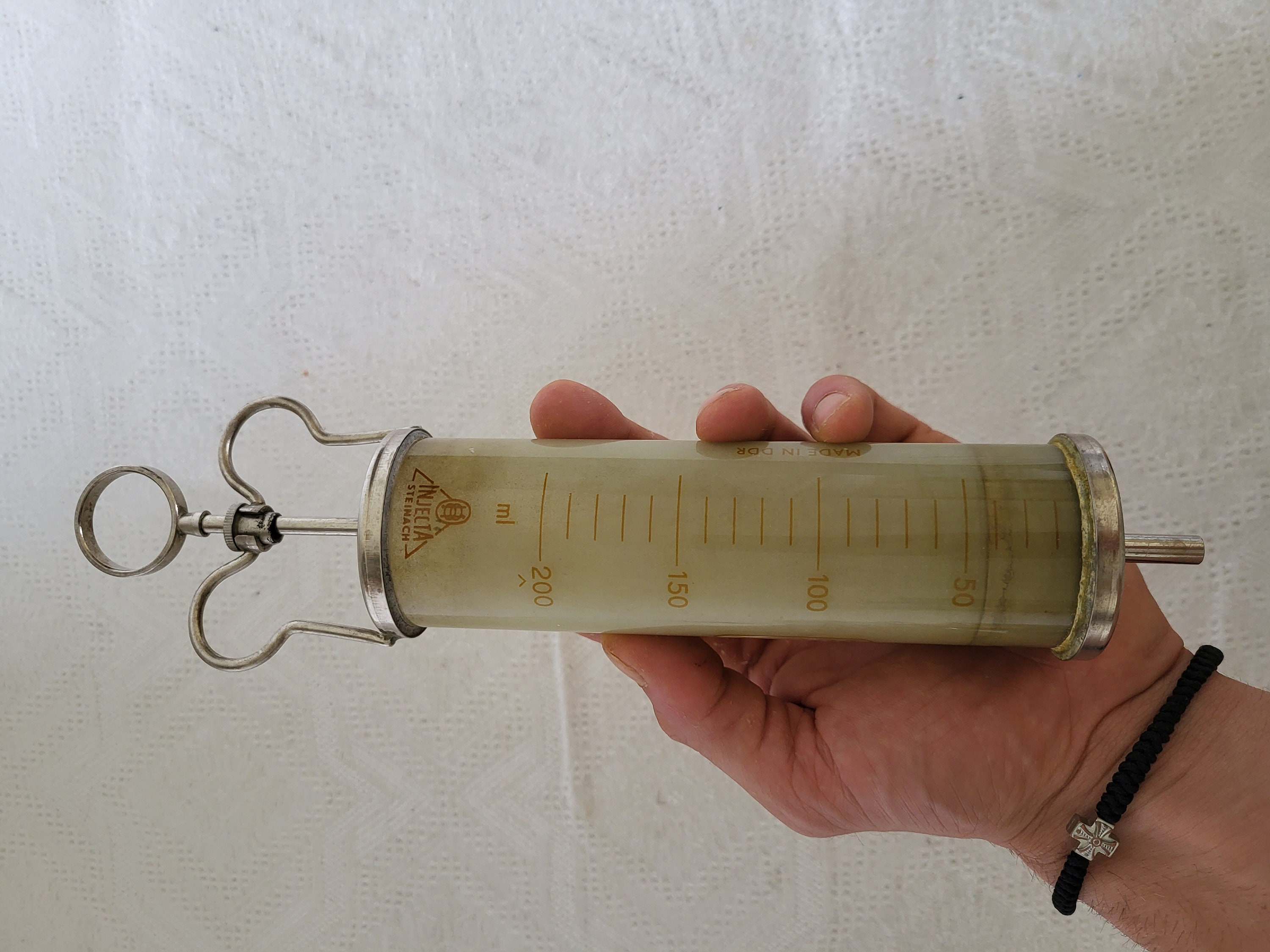 Antique Large 200ml Glass Injection, Injecta Steinach Made in DDR 200ml ...