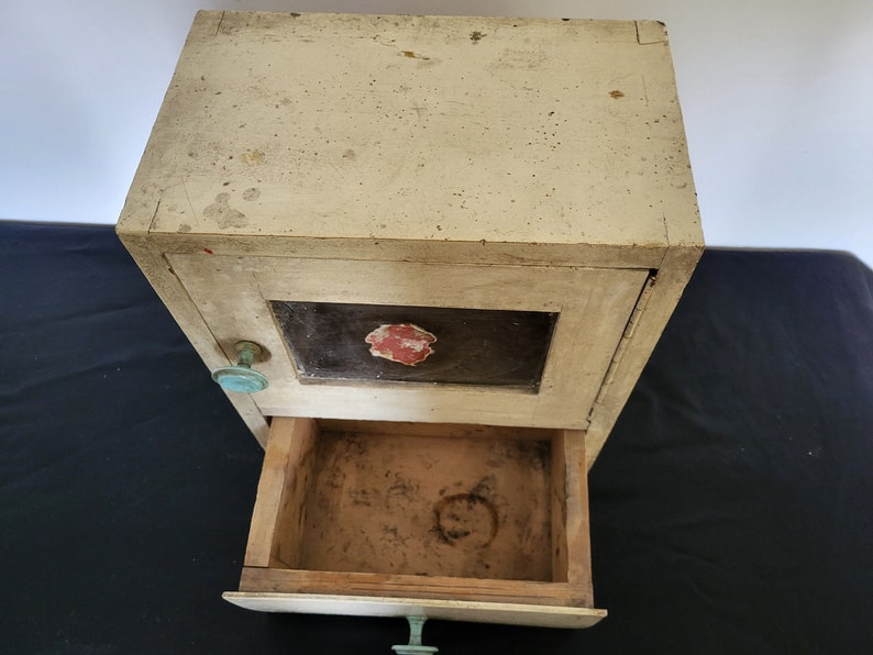 Vintage Industrial Wooden First Aid Kit From 1960 With, Solid Doctor's ...