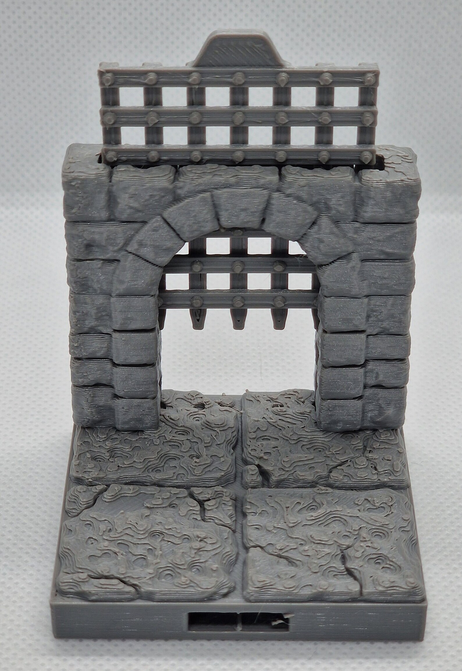 DRAGONLOCK Dungeon Archway With Portculis Tile (2"x2") - Etsy