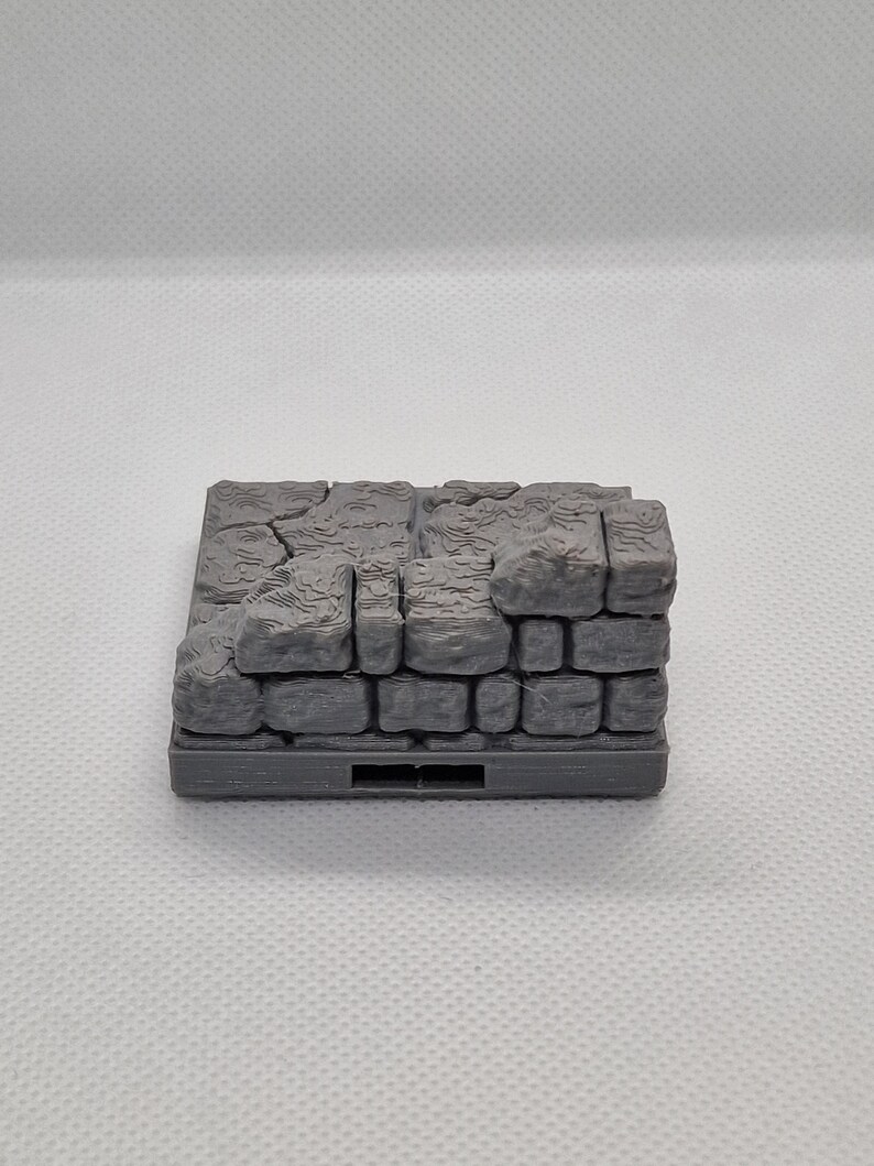 DRAGONLOCK Dungeon Ruined Wall E Tile 2x2 - Etsy