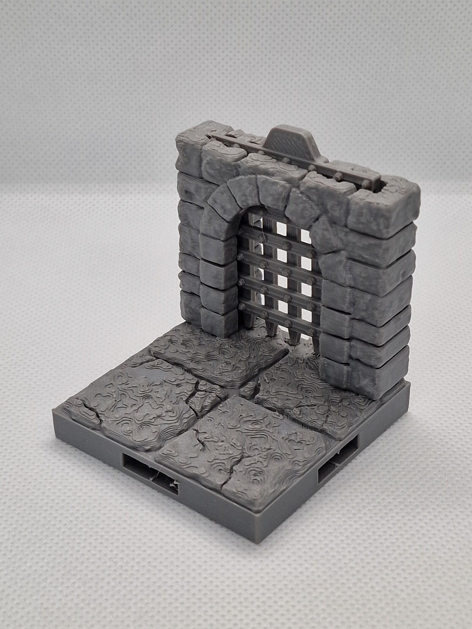 DRAGONLOCK Dungeon Archway With Portculis Tile (2"x2") - Etsy