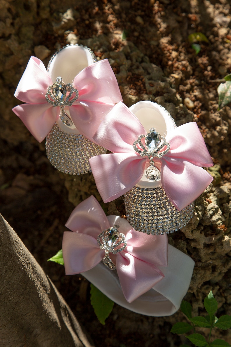 Personalized Newborn Baby Shoes / Luxury Baby Gift / Bling Shoes ...