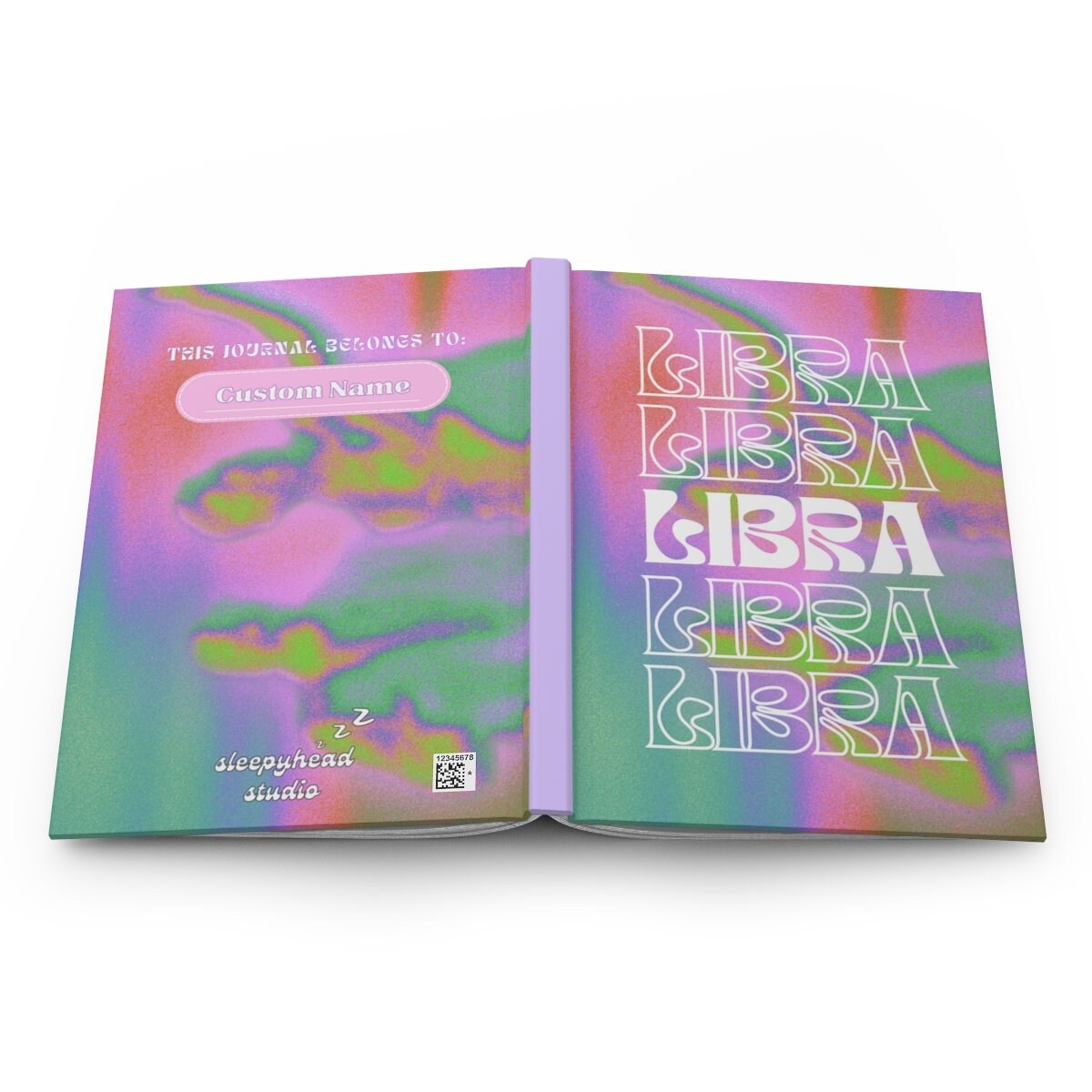 Libra Journal Hard Cover, Custom Notebook Journal for Women | Custom ...