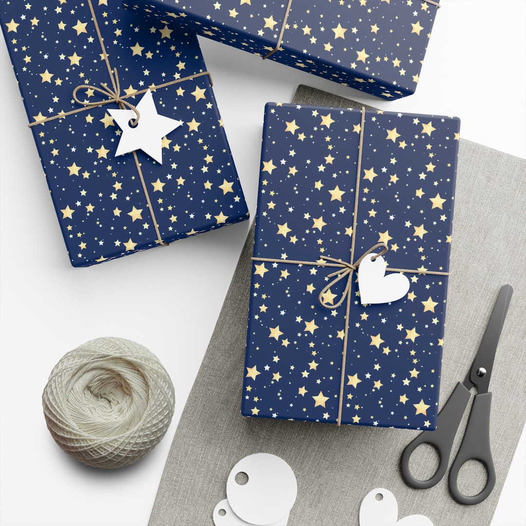 Twinkle Twinkle Little Star, Gift Wrapping Paper Roll | Cute Christmas Gift Wrap | Elegant Gift ...