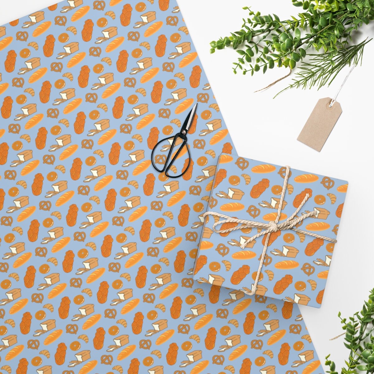 Bread Gift Wrapping Paper Rolls | Bread Box Wrap Roll | Gifts for Best ...