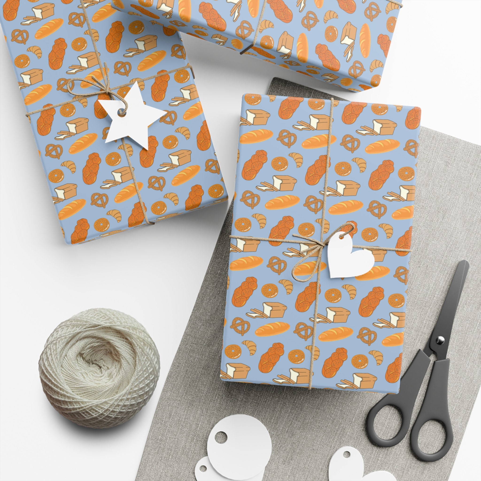 Bread Gift Wrapping Paper Rolls | Bread Box Wrap Roll | Gifts for Best ...