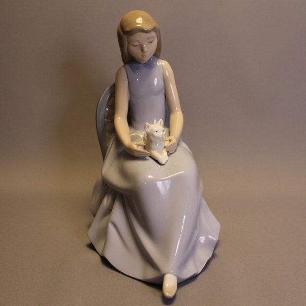 Nao Girl With Cat - Etsy