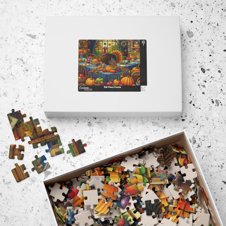 Thanksgiving Turkey Dinner Family Puzzle (252,520), Humor, Feast - Etsy