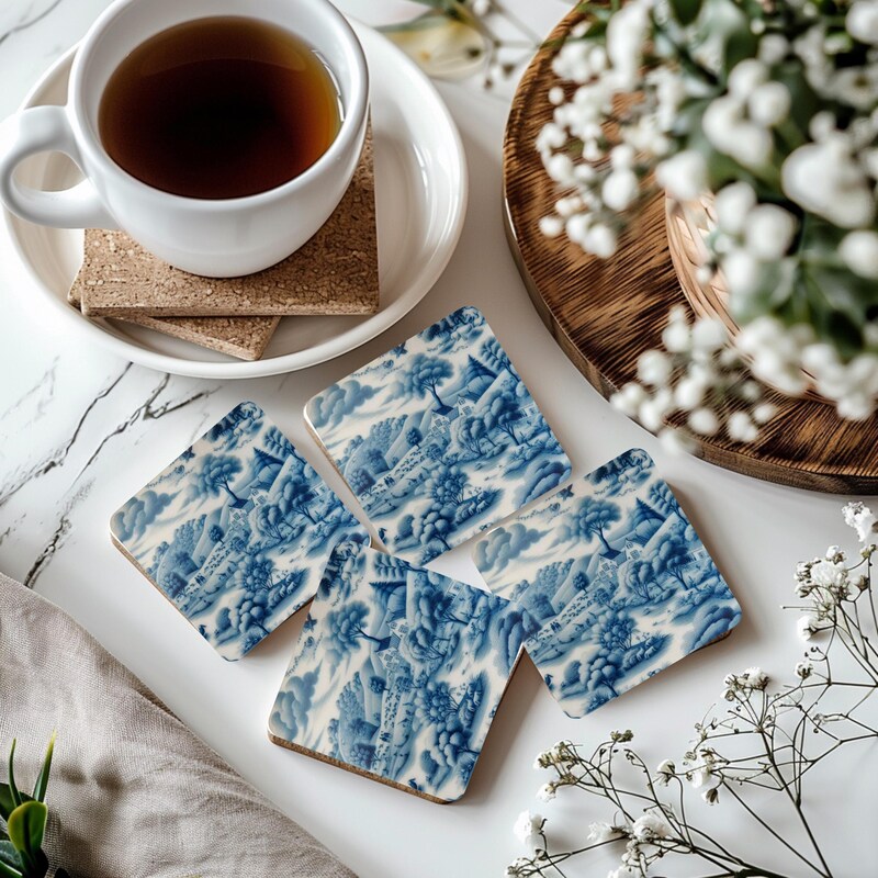 Blue Willow Tea Set - Etsy
