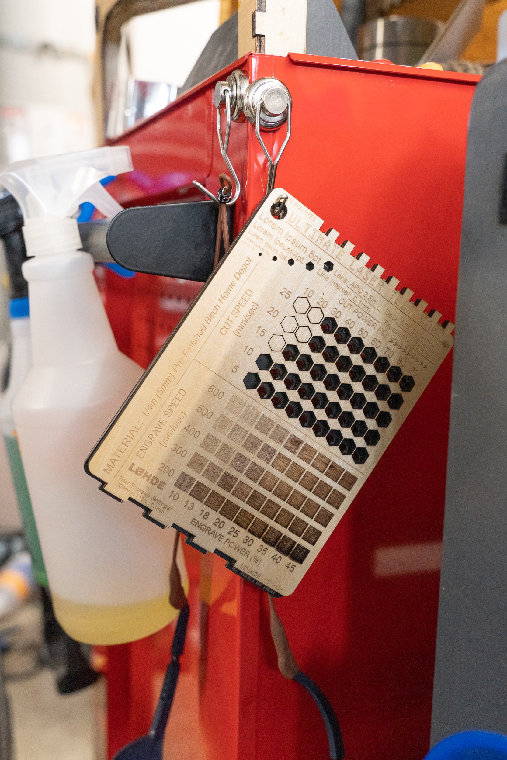 The ULTIMATE CO2 Laser TEST CARD Lightburn Digital File V1 - Etsy