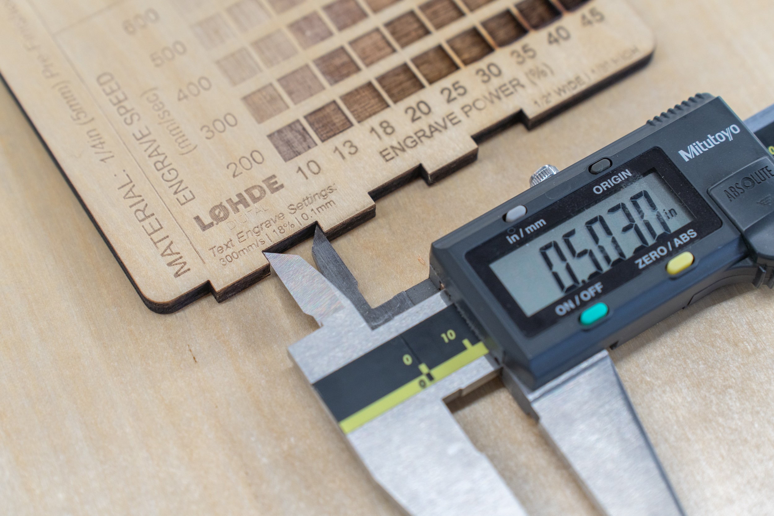 The ULTIMATE CO2 Laser TEST CARD Lightburn Digital File V1 - Etsy